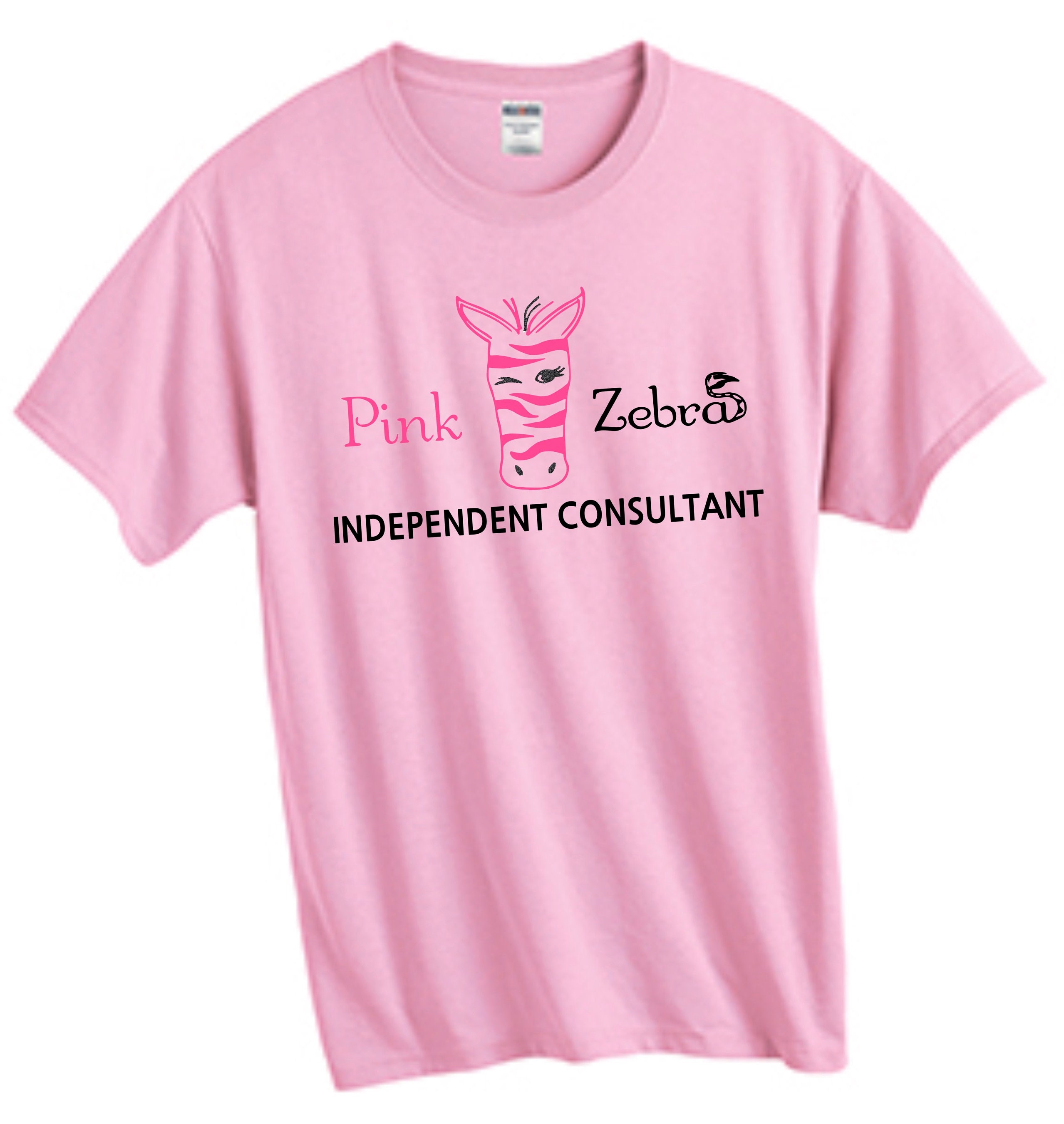 Pink Zebra Independent Consultant Full Size Logo T-shirt - Etsy