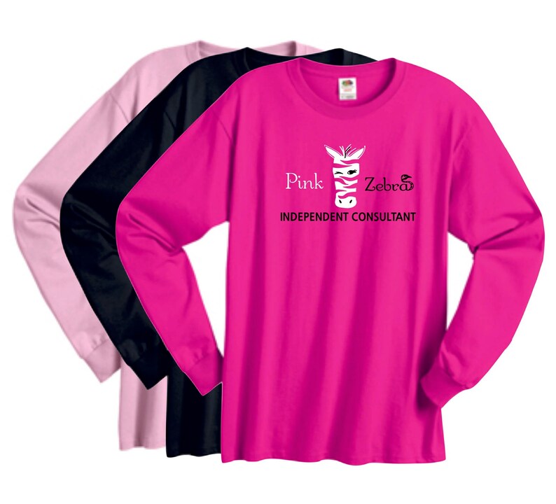 Pink Zebra Independent Consultant Full Size Logo T-shirt - Etsy
