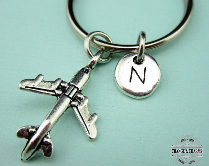 Fly Safe Keychain Pilot Gift Airplane Keychain Airplane - Etsy
