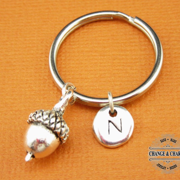 Acorn Keychain - Etsy