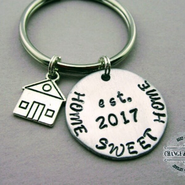 Home Keychain - Etsy