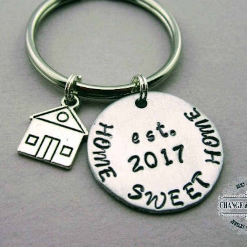 Home Keychain - Etsy