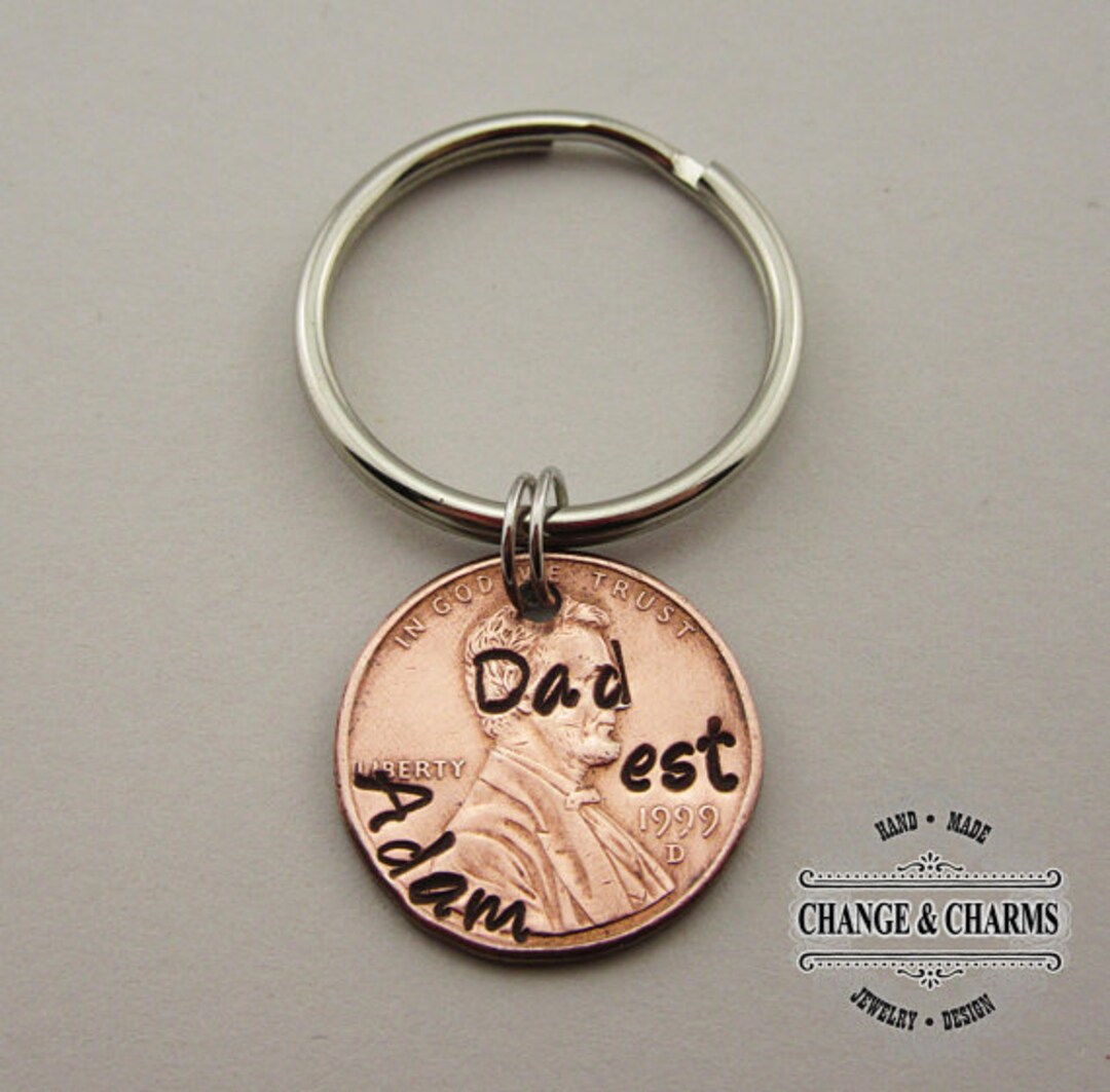 Custom Dad Keychain, Custom Keychain, Fathers Day Gift, New Dad, Gift ...