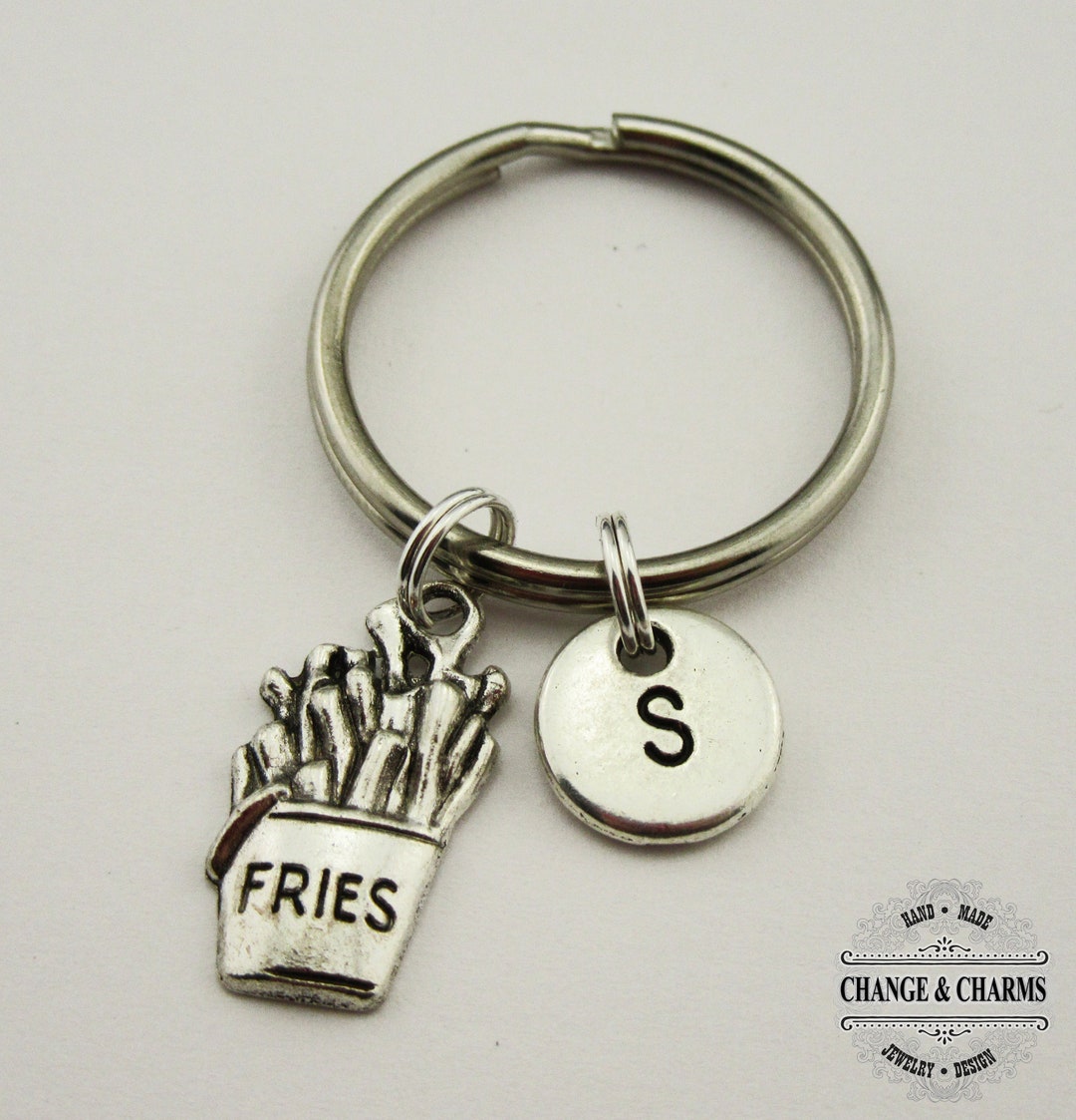 Fries Keychain BFF Keychain Friend Gift Fries Charm Fries - Etsy