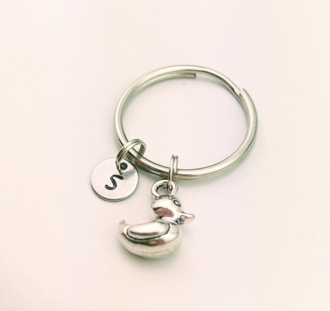 Duck Keychain, Rubber Ducky Keychain, Duck Charm, Mom Keychain, Baby ...
