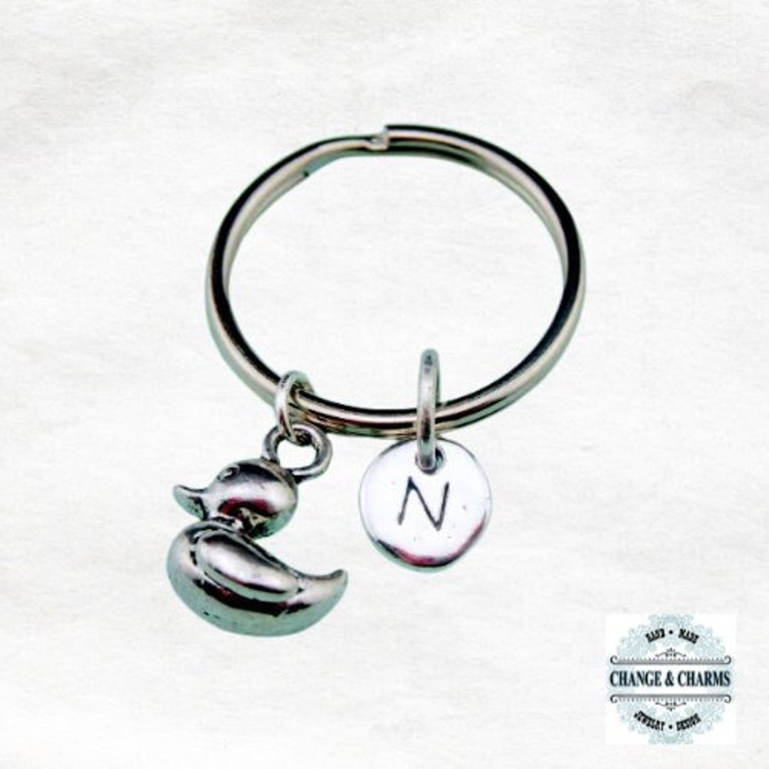 Duck Keychain, Rubber Ducky Keychain, Duck Charm, Mom Keychain, Baby ...