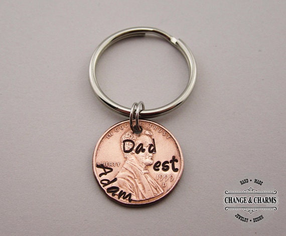 Custom Dad Keychain Custom Keychain Fathers Day Gift New - Etsy