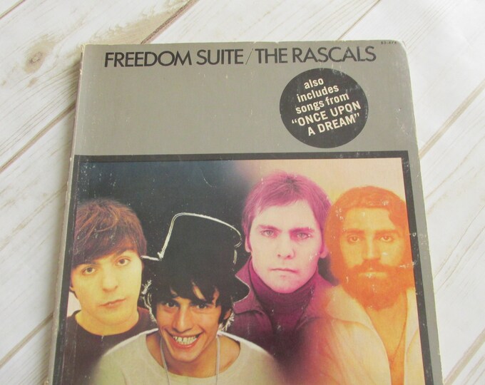 The Rascals Freedom Suite Sheet Music Song Book, Vintage Gift, Musician ...