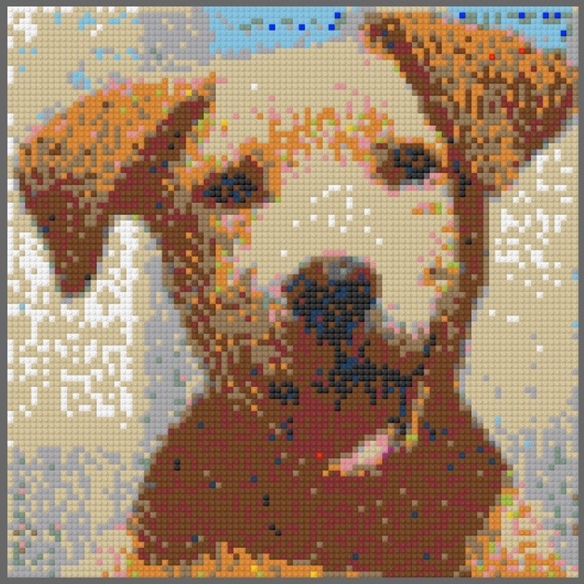 LEGO Custom Pet Mosaic Portrait - Etsy