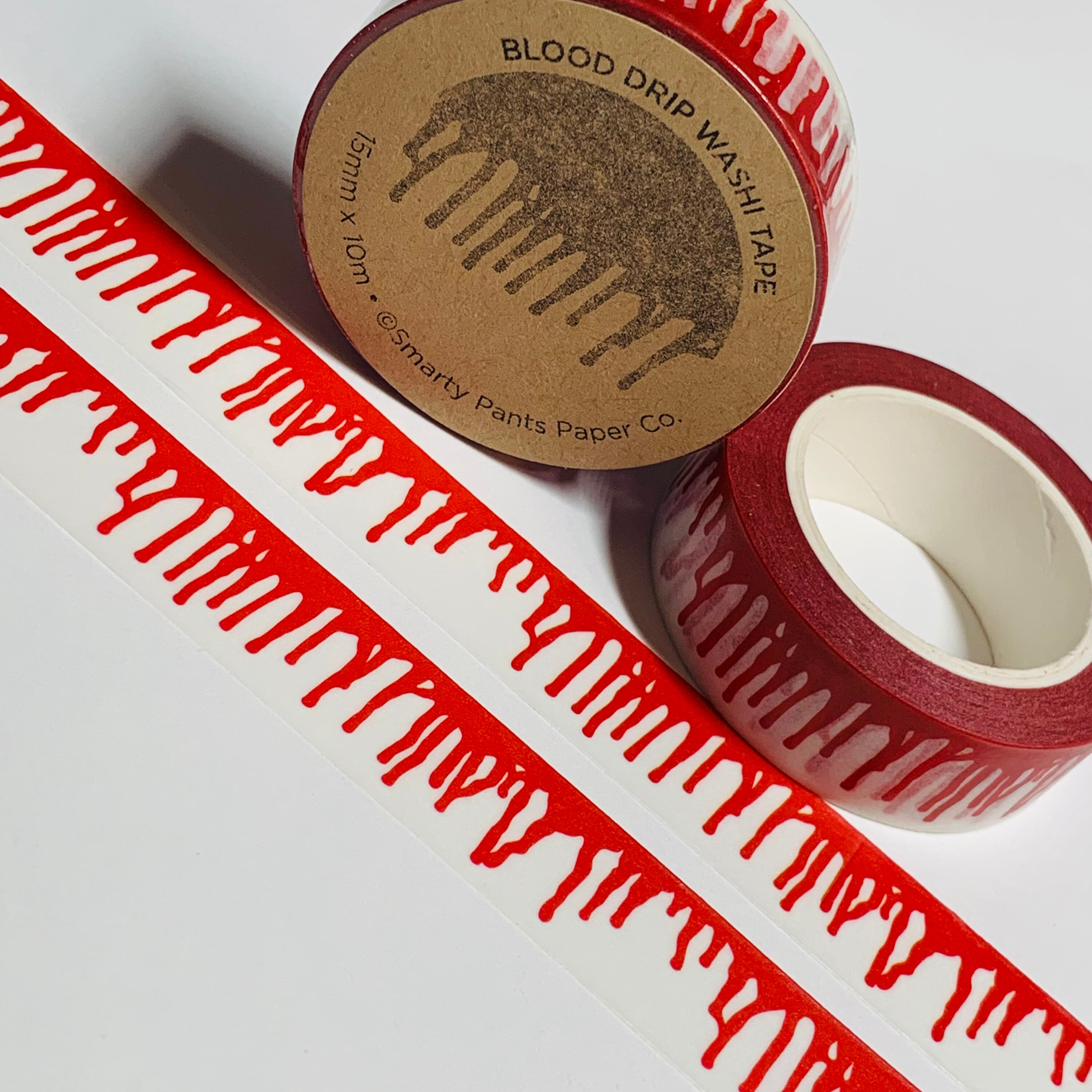 BLOODY DRIPPING BLOOD Creepy Halloween Washi Tape 1 Roll - Etsy