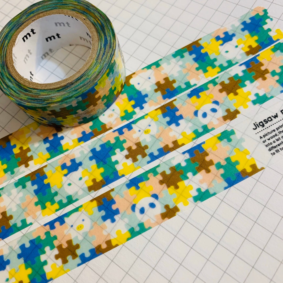 JIGSAW PUZZLE Mt Kids Washi Tape ~ 1 Roll ~ 15mm X 7m (23 Feet) - Etsy