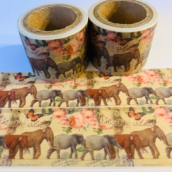 Elephant Washi Tape - Etsy