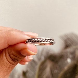 Minimal Handmade Spinner Ring for Women, Sterling Silver 925 Rings for ...