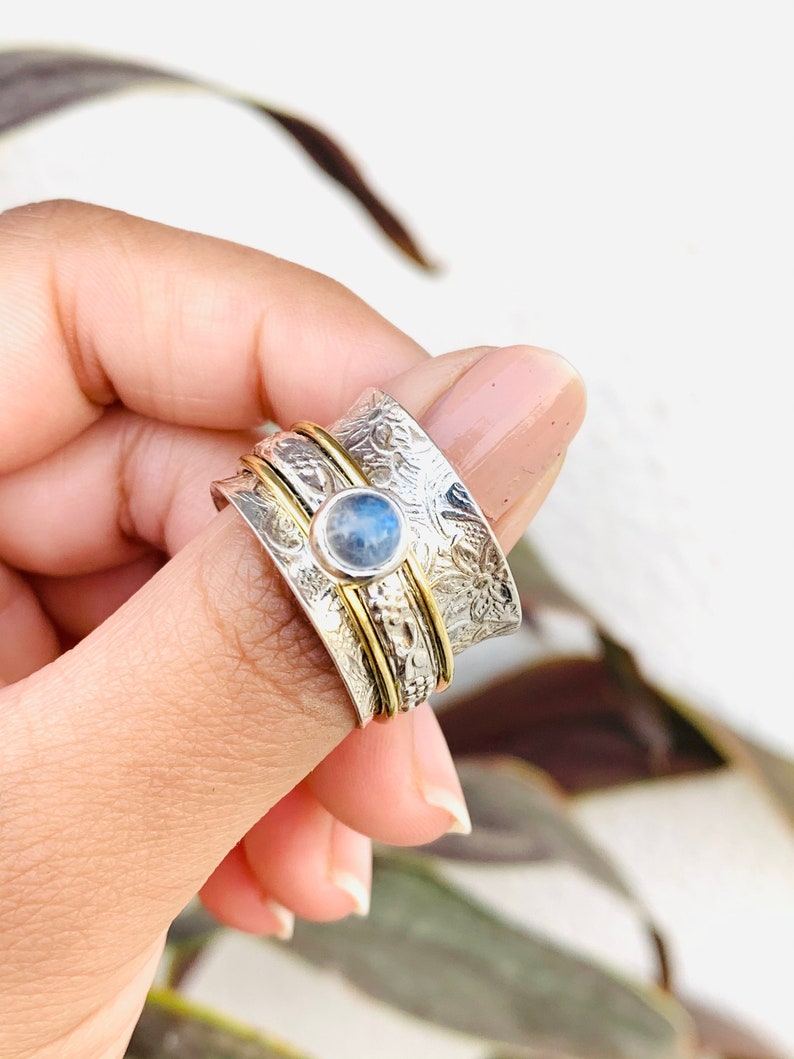 Boho RingWomen Ring Sterling Silver 925 Ringsilver spinner | Etsy