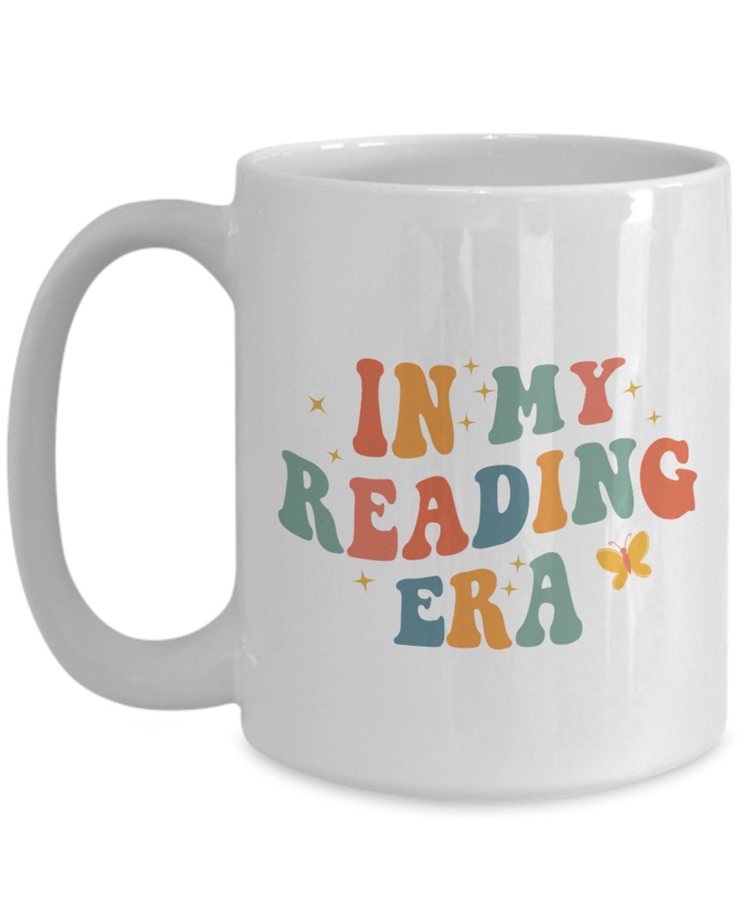 In My Reading Era Coffee Cup Book Lover Gifts Gift for - Etsy