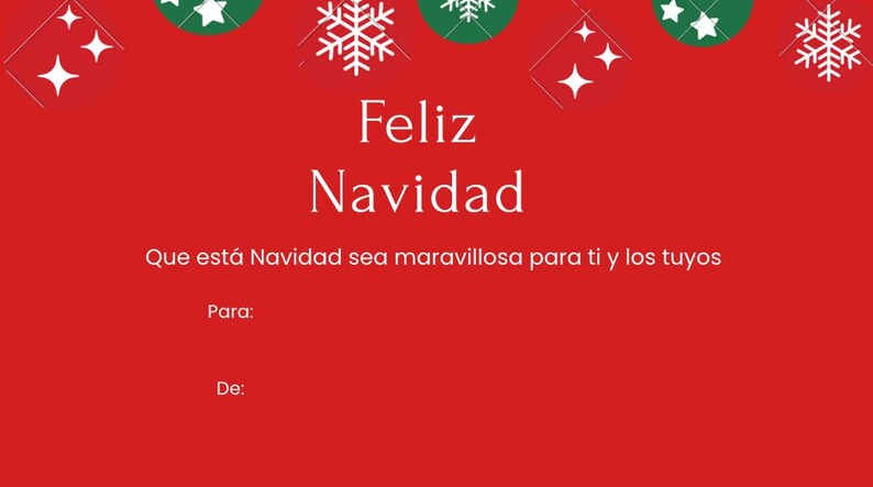 Feliz Navidad Spanish Christmas Cards - Etsy