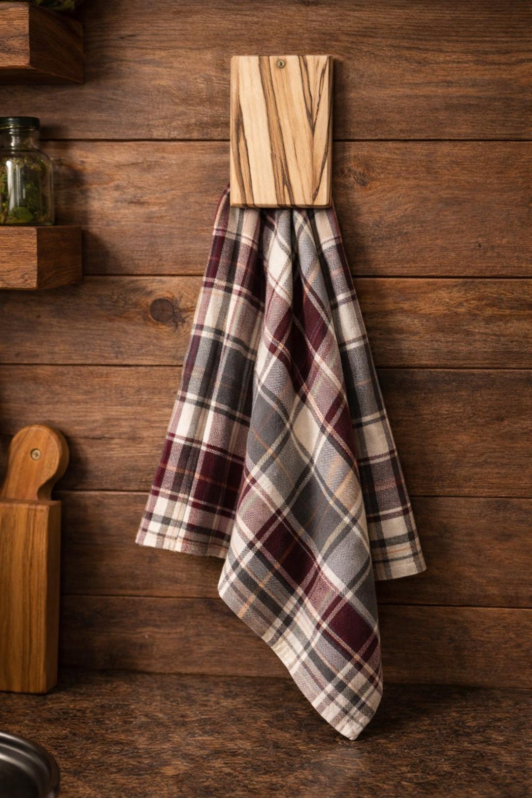 Montana-made Wormy Maple Towel Holders – Functional Rustic Decor - Etsy