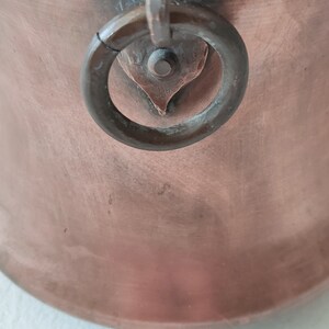 Copper Cauldron With Rings, Vintage French, Copper Plater, Fireplace ...