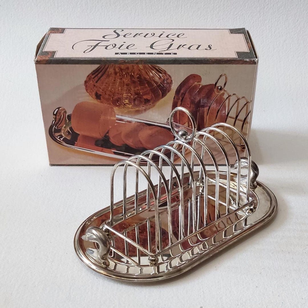 Pâté Serving Set, French Vintage, Toast Holder, Duck Decor. - Etsy
