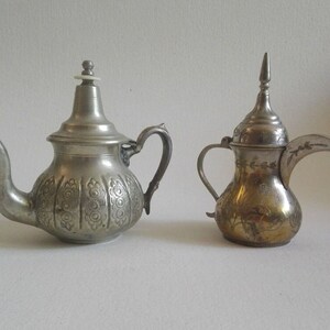 Moroccan Coffee and Tea Pots, Arabic Decor, Coffee Lover Gift, Middle ...