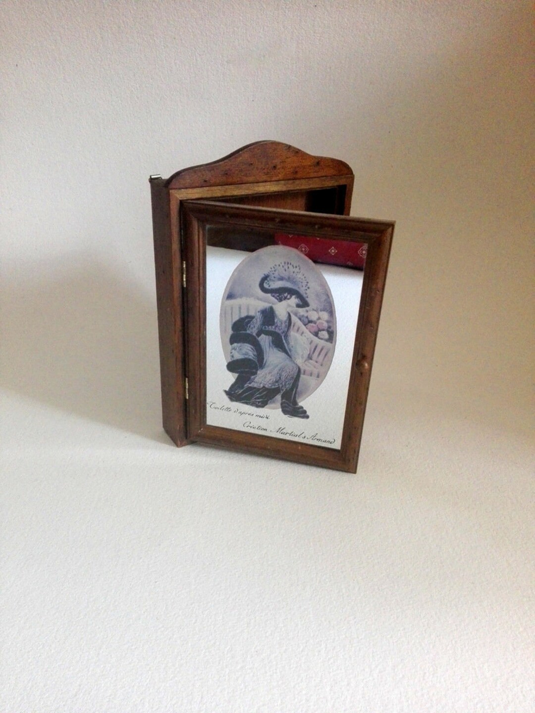 Wall Key Wooden Holder, French Vintage, Art Nouveau, Key Holder for ...