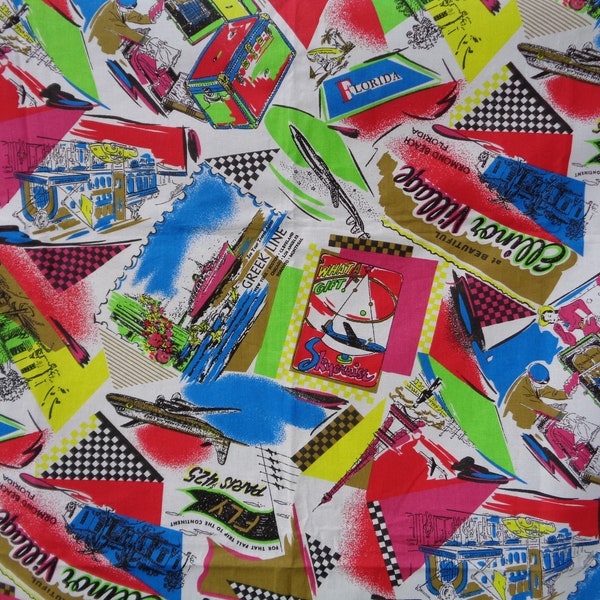 Travel Theme Fabric - Etsy