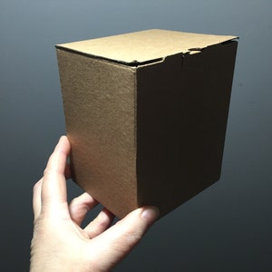 Set of 10 Blank Cardboard Boxes. Brown Kraft Card Packaging Boxes - Etsy
