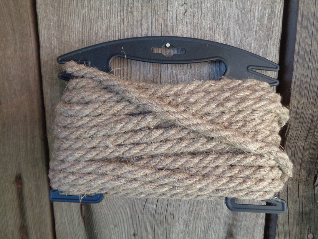 10 Yards Natural Linen Rope; Flax Rope; Ecru Gray Rough Linen Rope ...