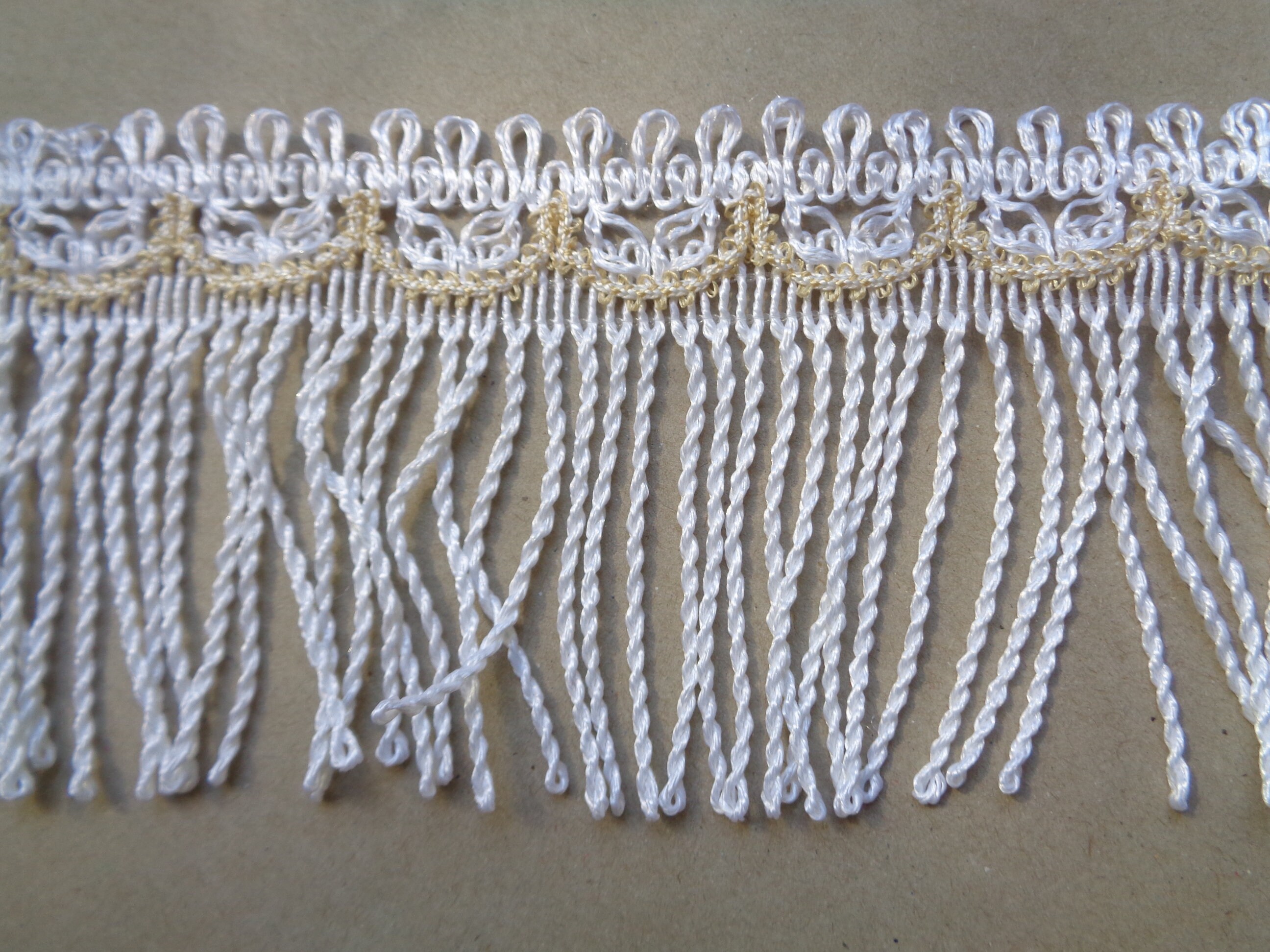 Vintage Fringe Ribbon Yardage Bullion Fringe Ribbon Width 3 4/ 7-10 Cm ...