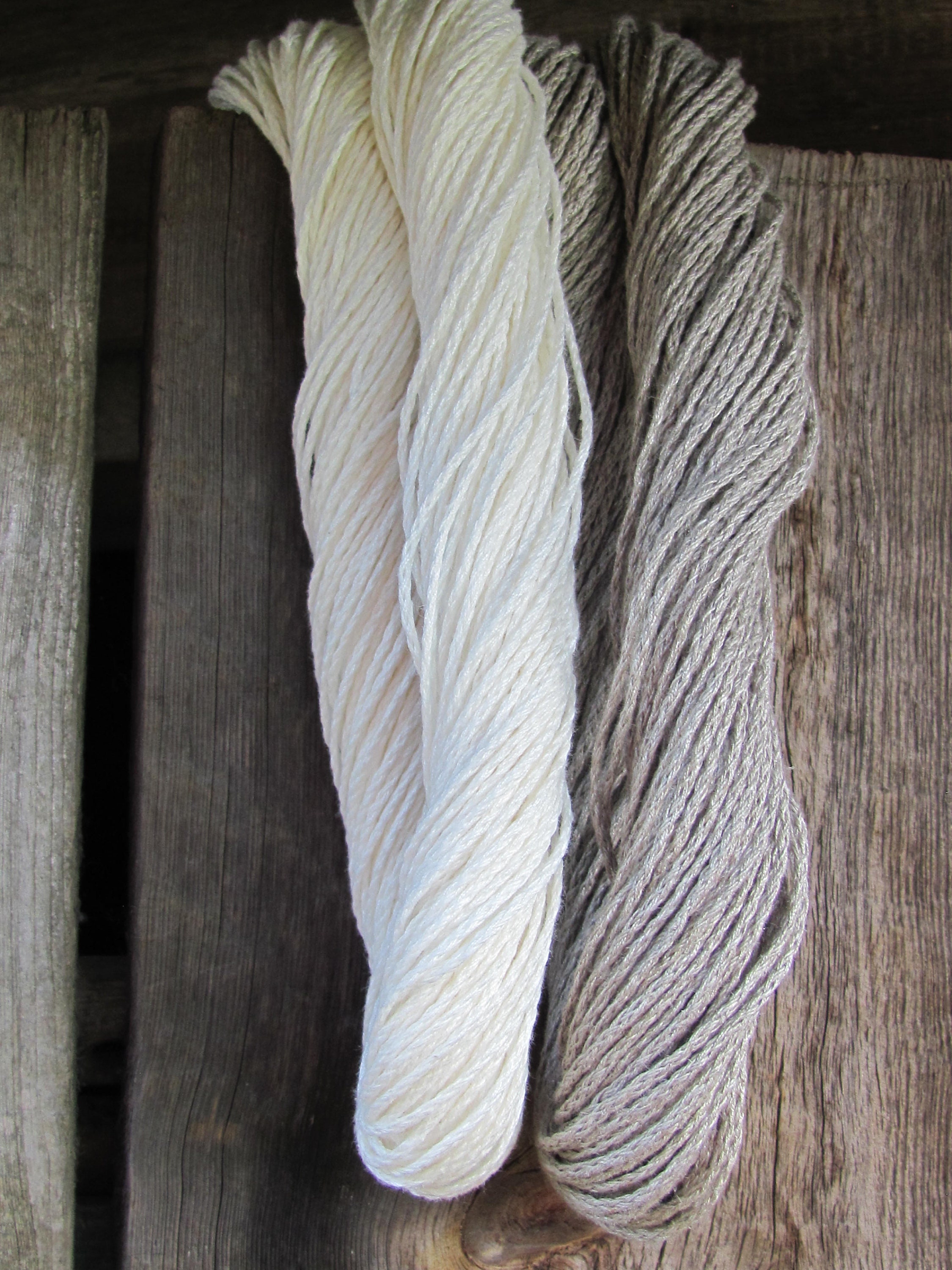 20 Yards Pure Linen Twine; Milk White / Ecru Gray Linen String ...