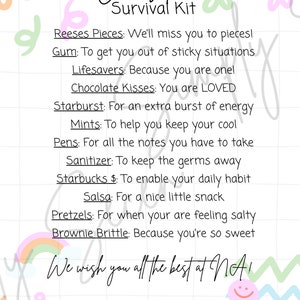 Counselor Survival Kit - Etsy