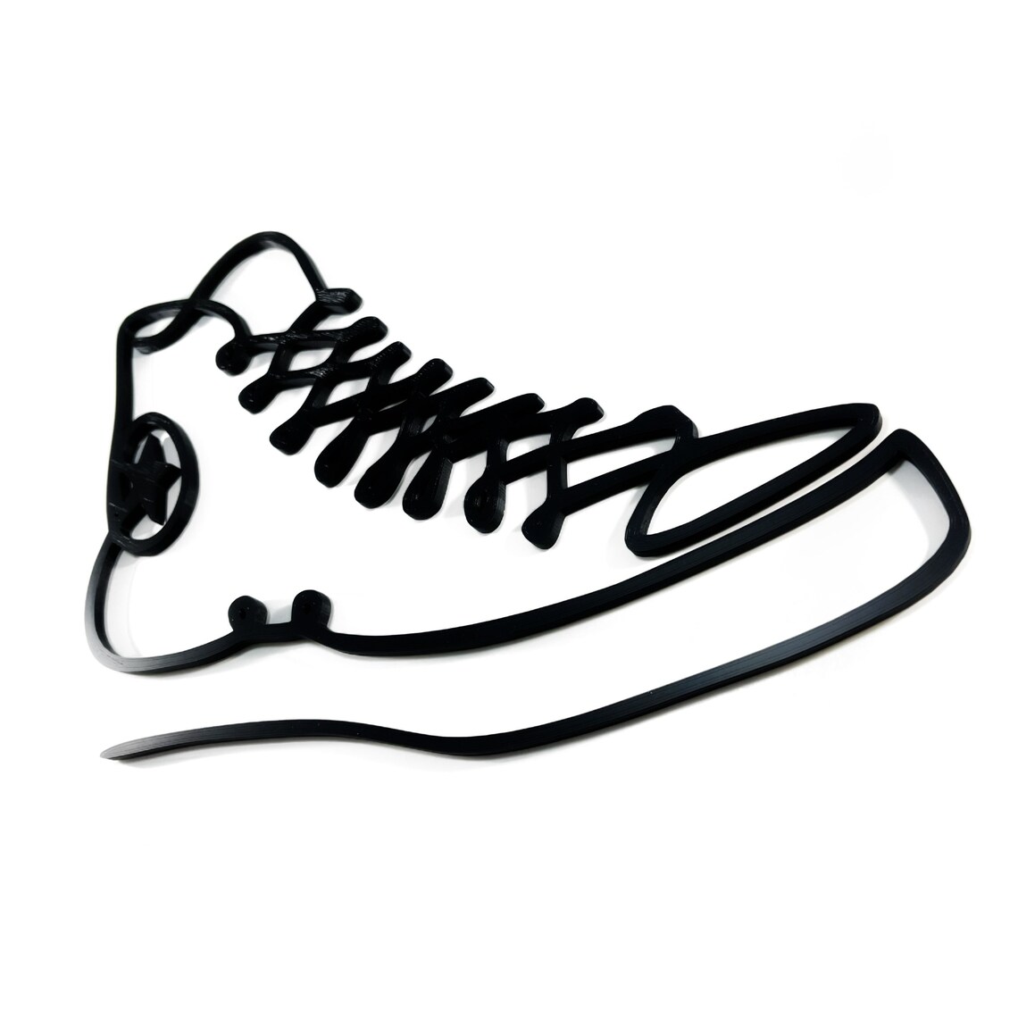 Converse Chuck Taylor Silhouette Wall Art 3D Printed Sneaker Head Gift ...