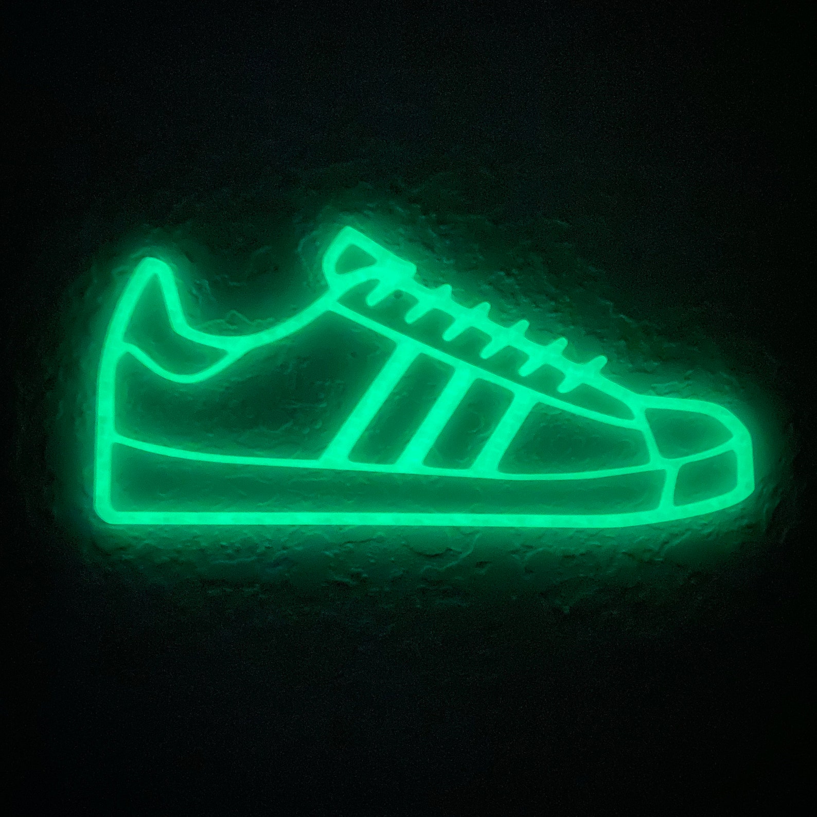Inspired Adidas Superstar Shelltoe Silhouette Wall Art 3D Printed ...