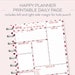 HAPPY PLANNER PRINTABLE Daily Planner Refills / Inserts 7 X - Etsy