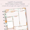 Happy Planner PRINTABLE Filler Pages Planner Refills / Inserts 7 X 9.25 ...