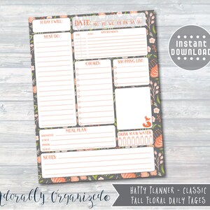 HAPPY PLANNER PRINTABLE Planner Bundle / Inserts - 7 X 9.25 | Fall ...