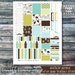 Mustache Mayhem,printable PLANNER Stickers,planner Sticker Kit,erin ...