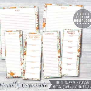HAPPY PLANNER PRINTABLE Planner Bundle / Inserts - 7 X 9.25 | Autumn ...