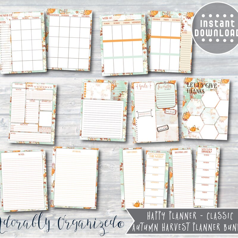 Planner Printable - Etsy