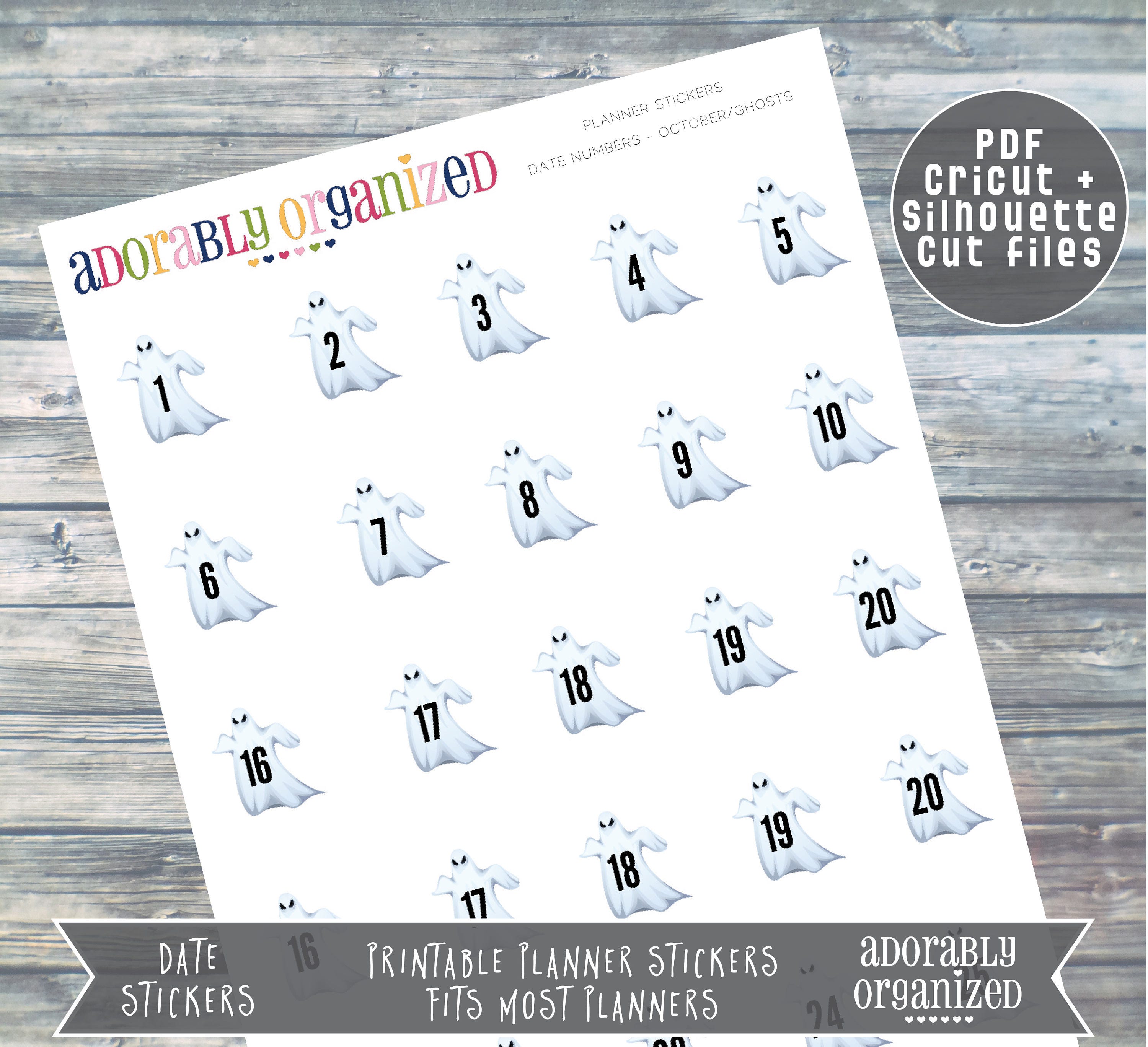 PRINTABLE DATE Stickers,planner Stickers,printable,erin Condren,happy ...