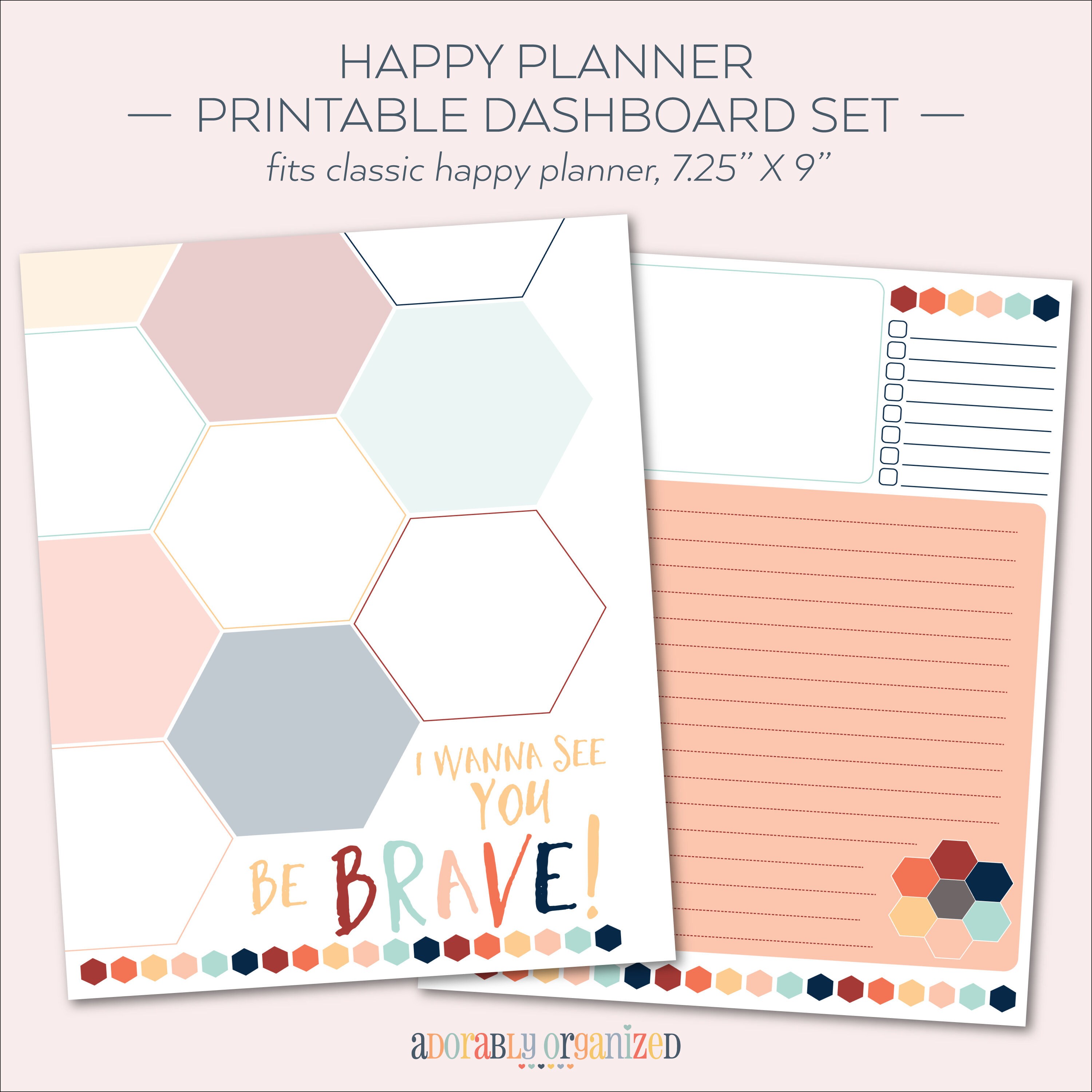 Happy Planner PRINTABLE Filler Pages | Planner Refills / Inserts - 7 X ...