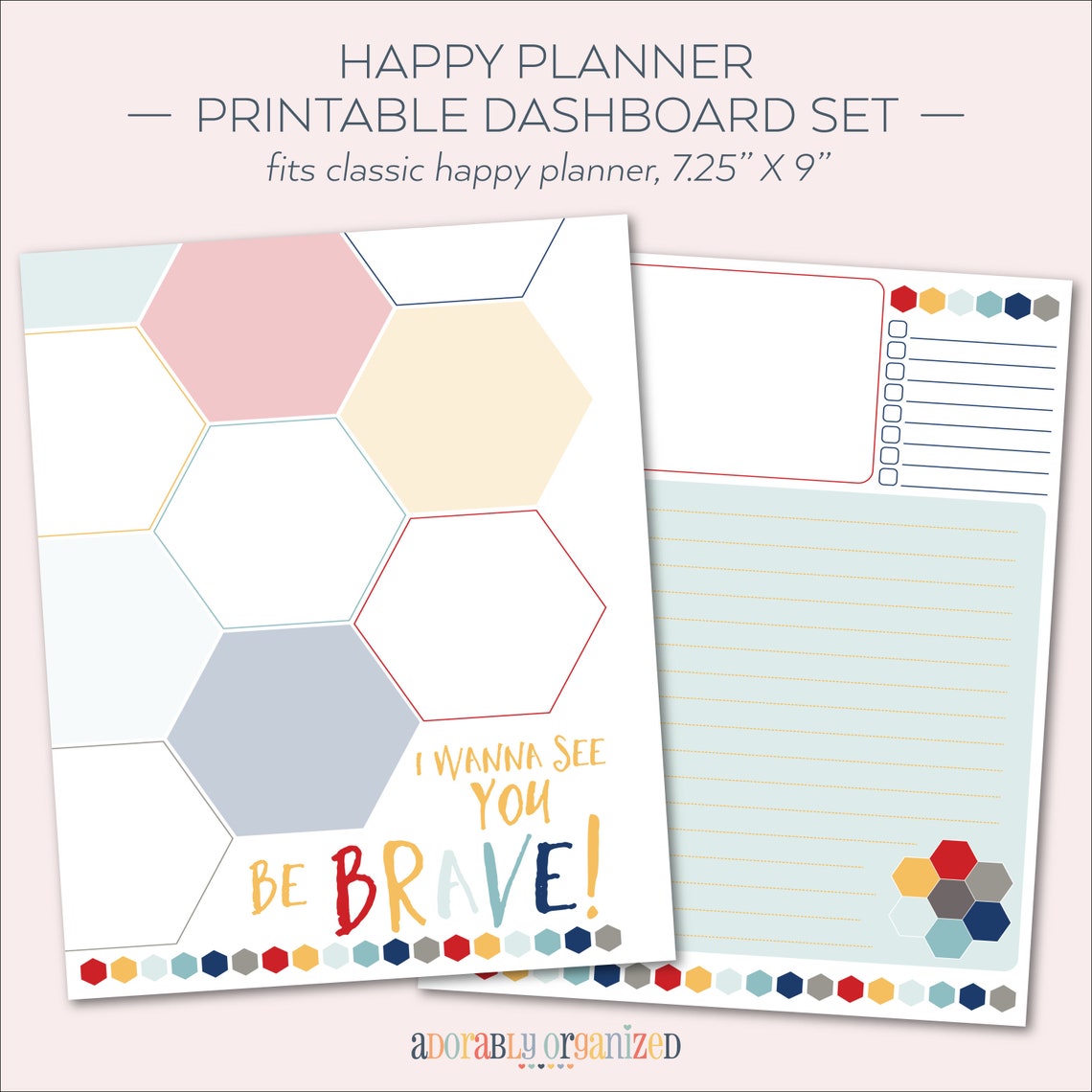 Happy Planner PRINTABLE Filler Pages | Planner Refills / Inserts - 7 X ...