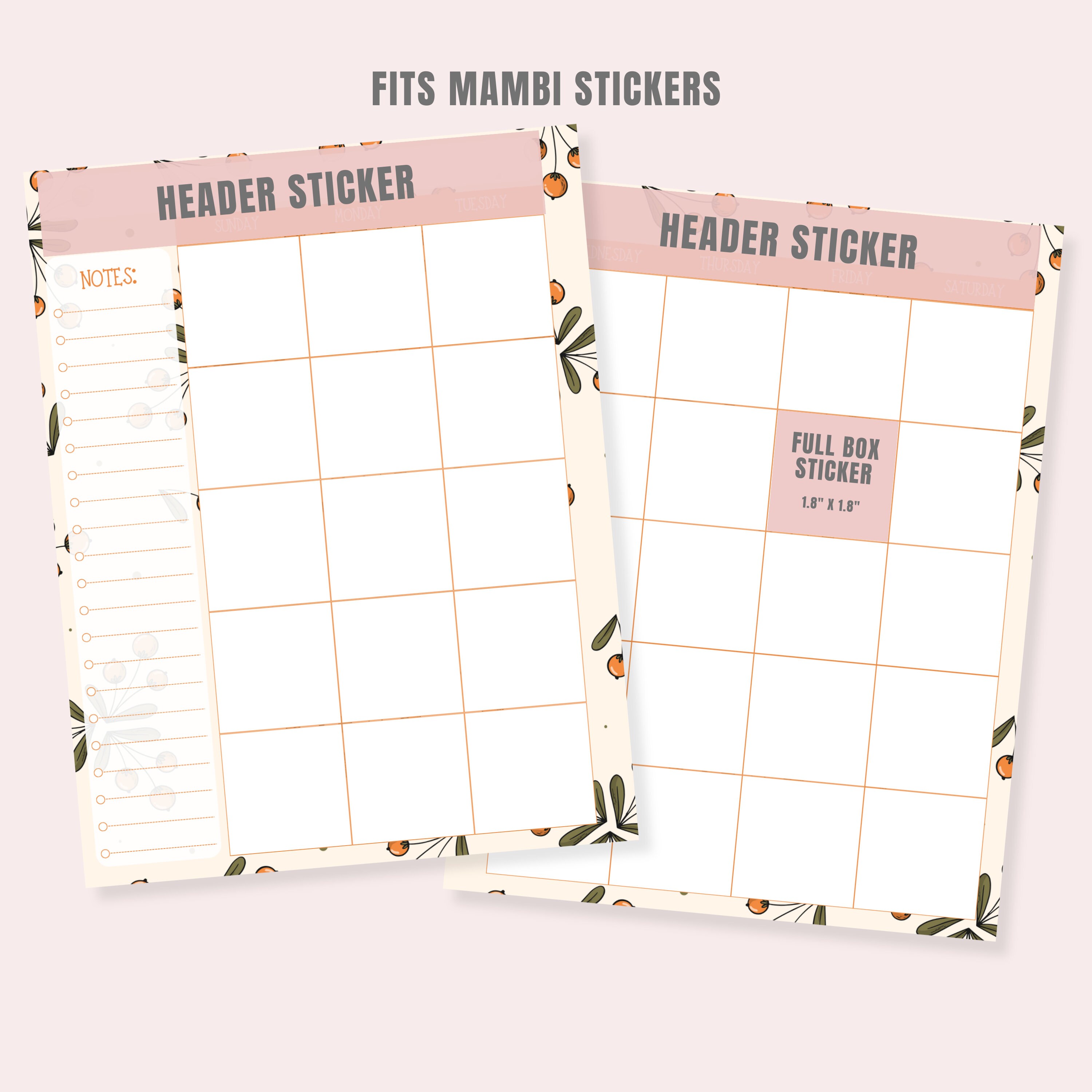 EDITABLE Monthly Planner Printable for HAPPY PLANNER Edit With Canva ...