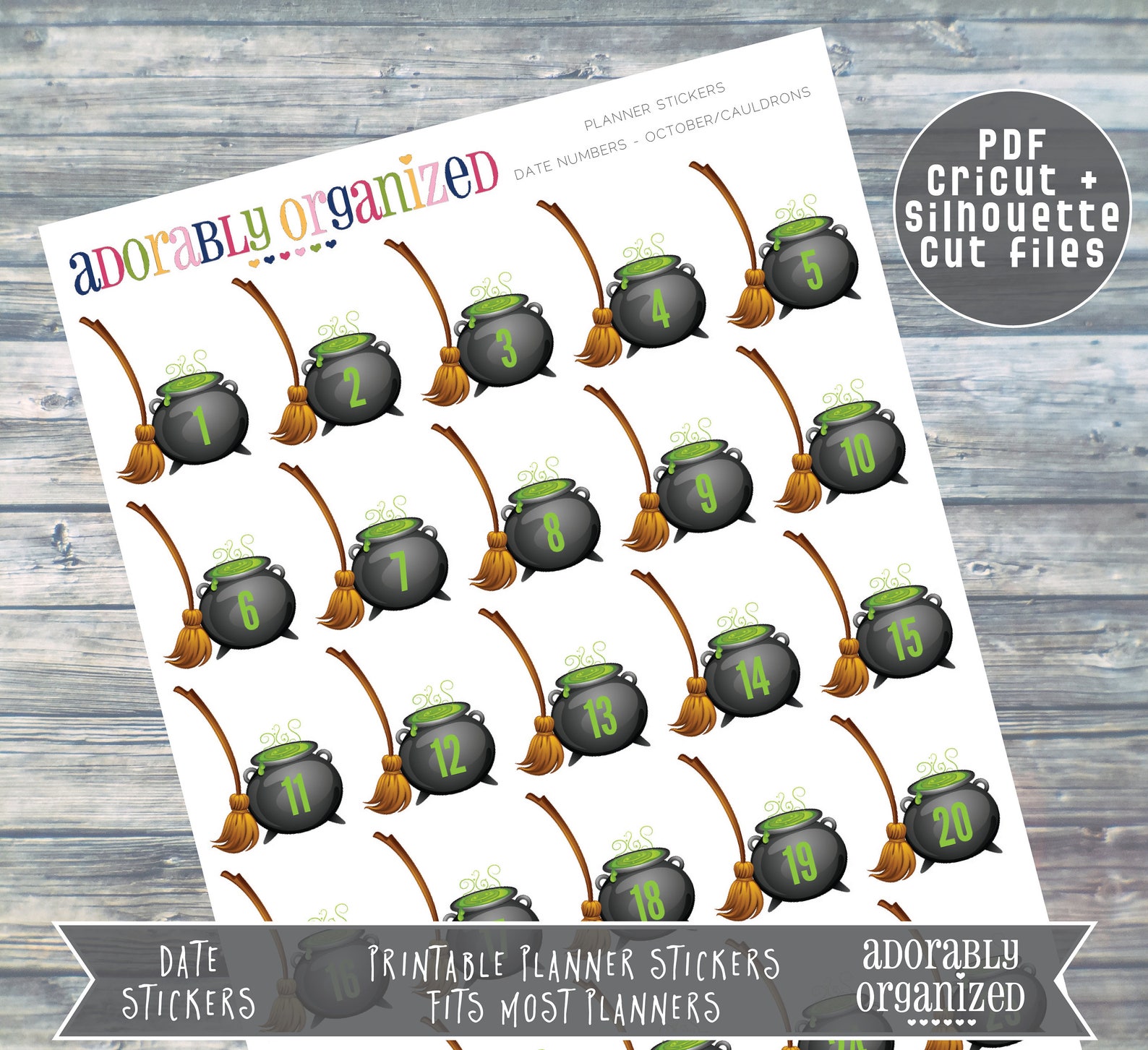 PRINTABLE DATE Stickers,planner Stickers,printable,erin Condren,happy ...