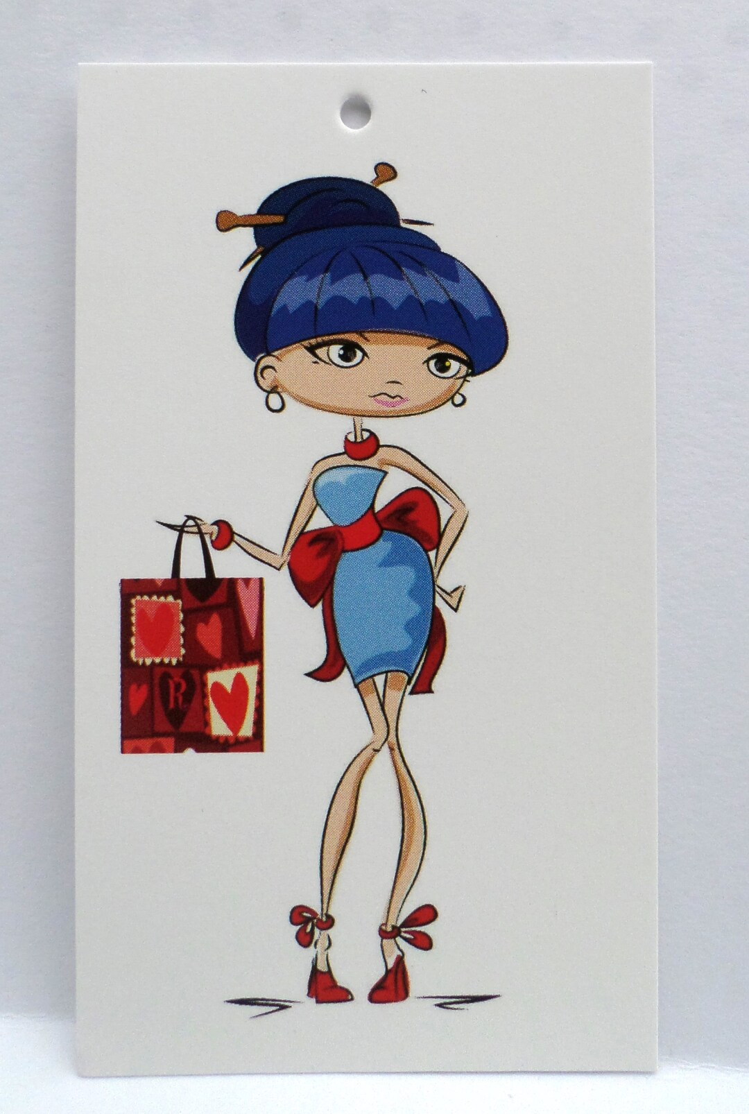 FASHION TAGS ACCESSORIES Tags Boutique Tags Cute Girl With Red Bag ...