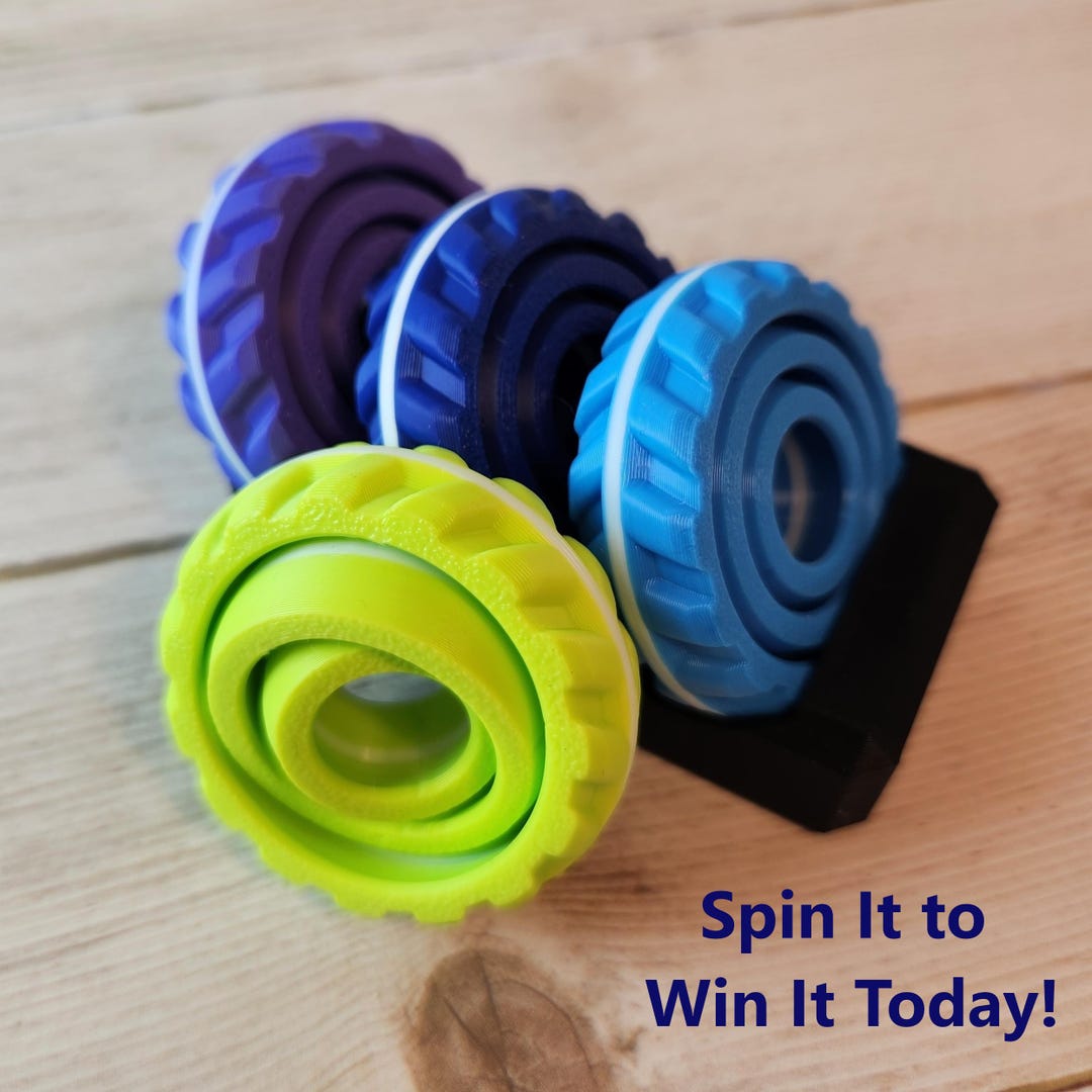 Spin It to Win It | Mini Spinners Desk Set | Office Desk Toys ...