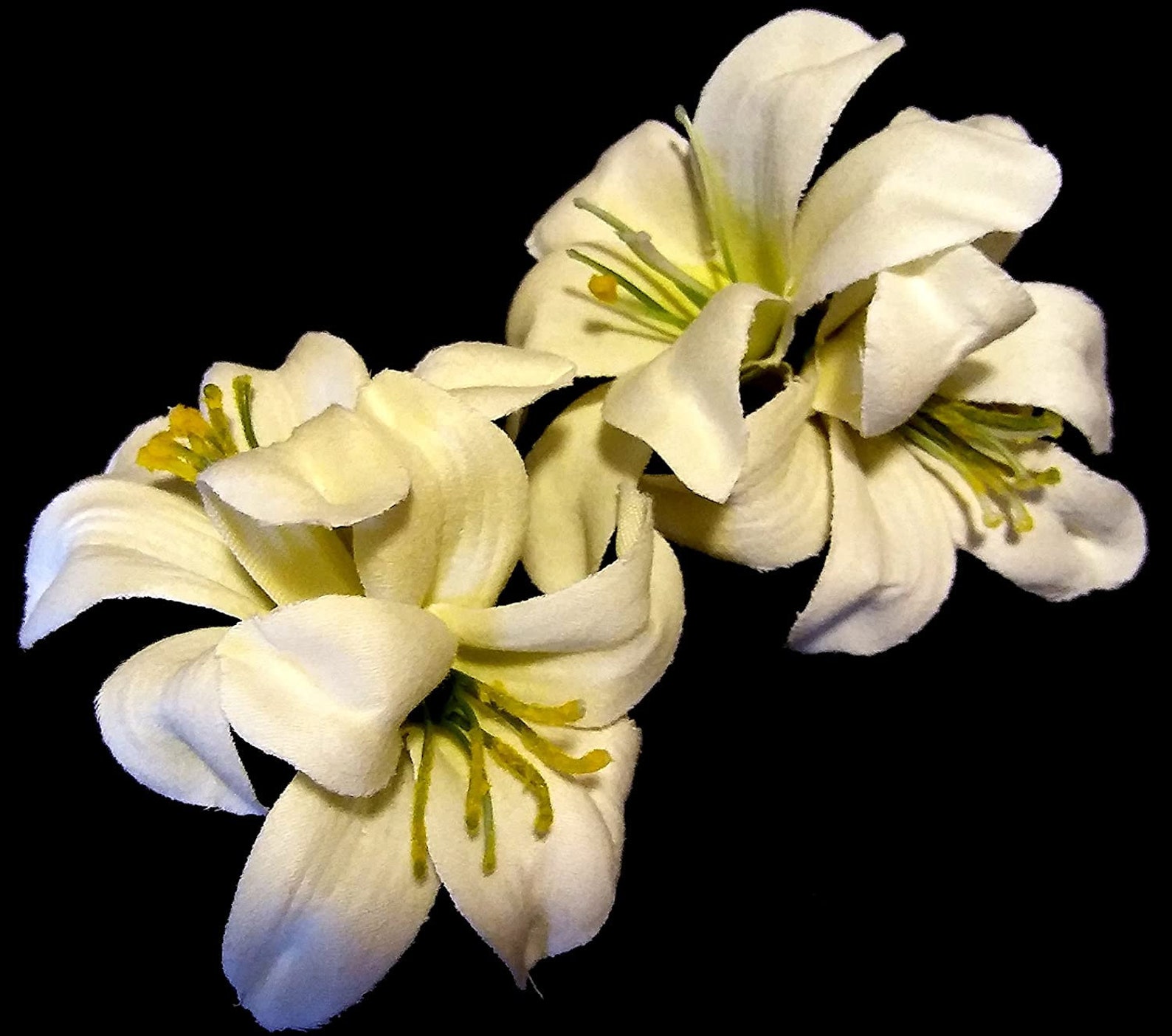 Small Ivory Double Lily Hair Flower Clips Pair - Etsy