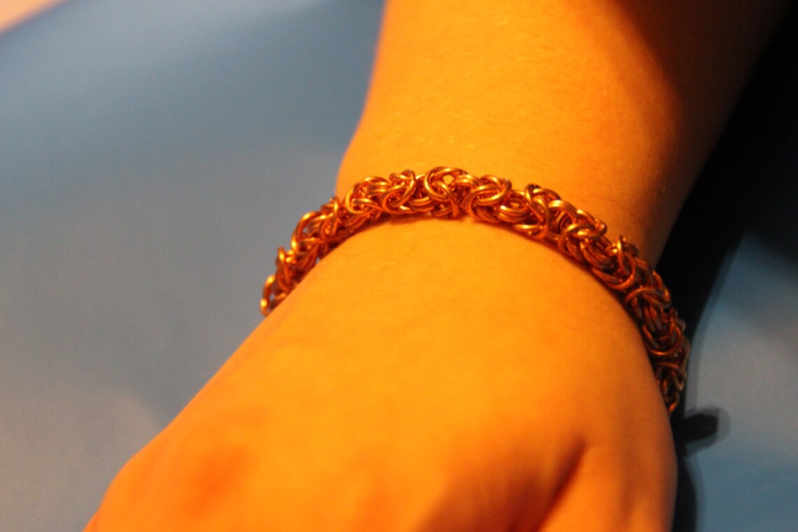 Byzantine Chainmaille Bracelet - Etsy