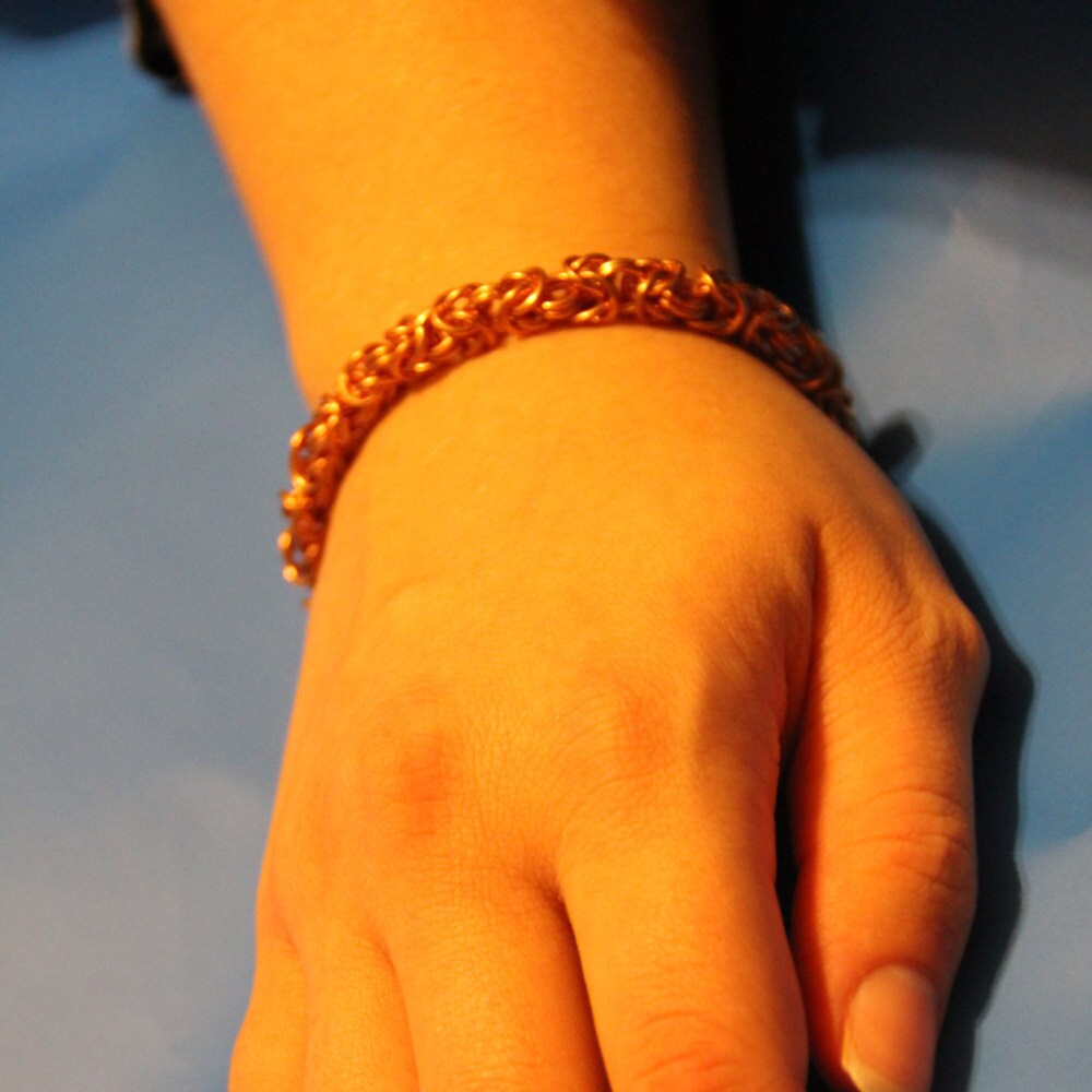 Byzantine Chainmaille Bracelet - Etsy