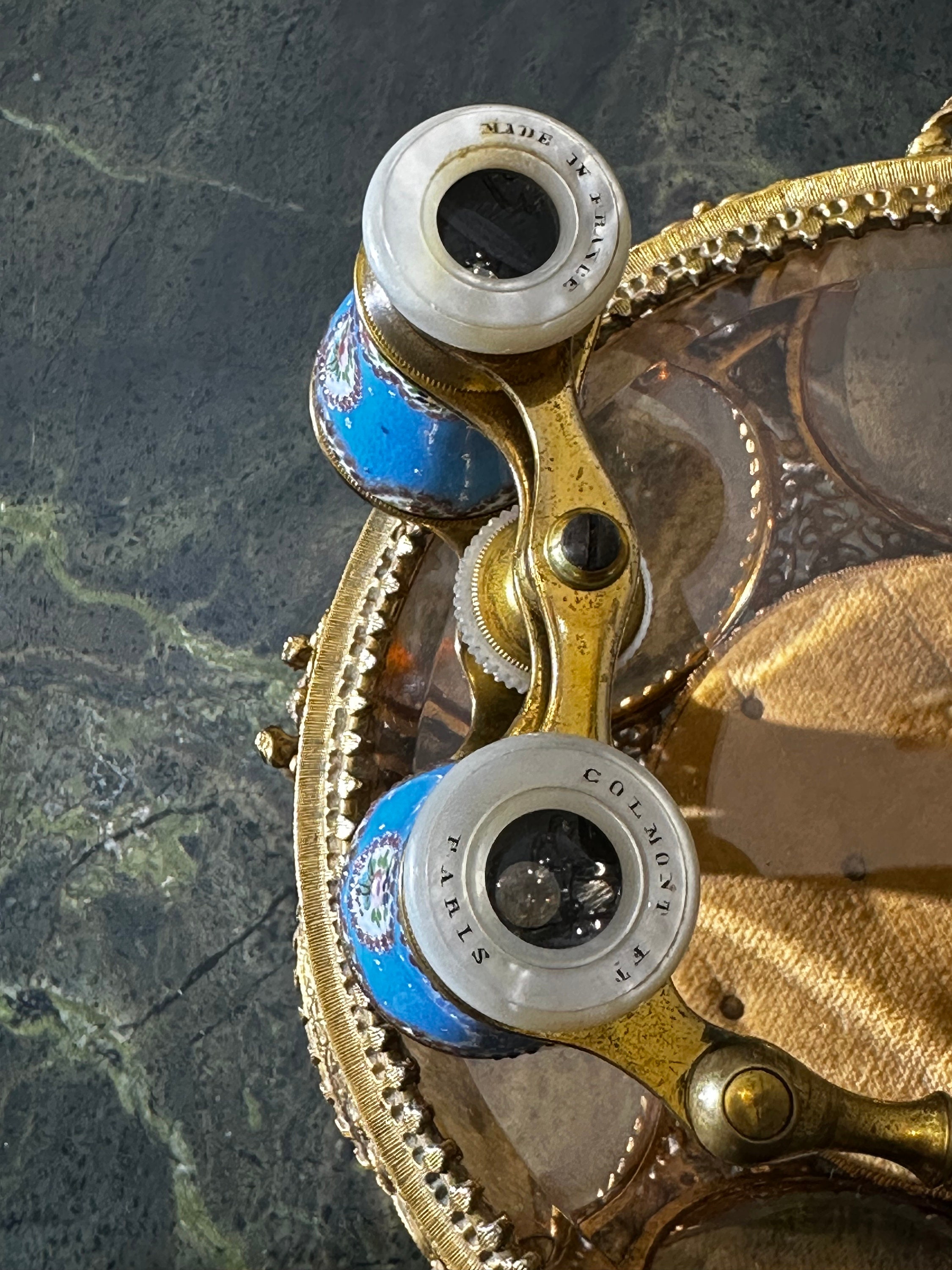 Antique Enamel Theater/opera Glasses - Etsy